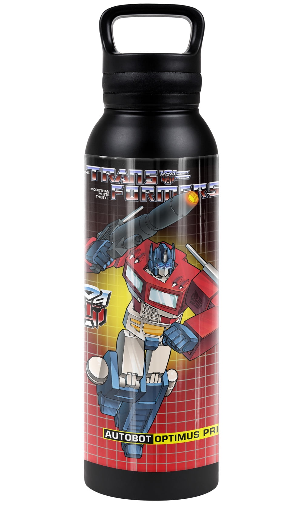 Transformers Optimus Prime Black 24 oz Insulated Water Bottle ...