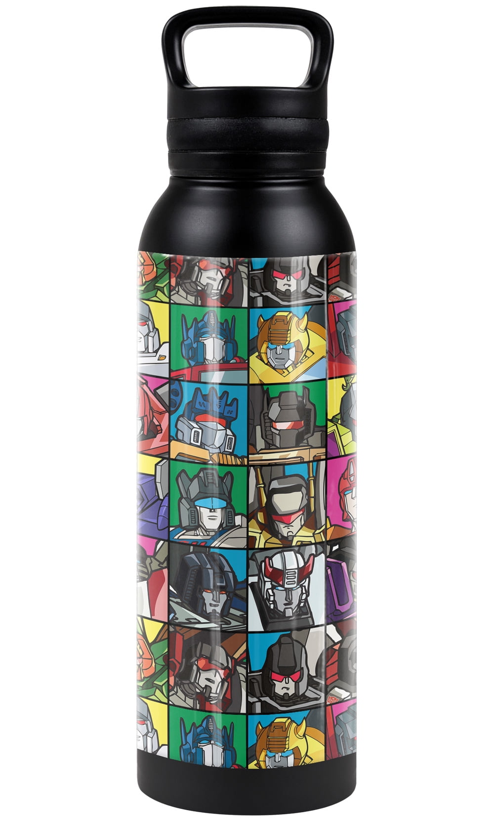 Transformers Official Transformer Squares 24 oz Insulated Canteen Water ...