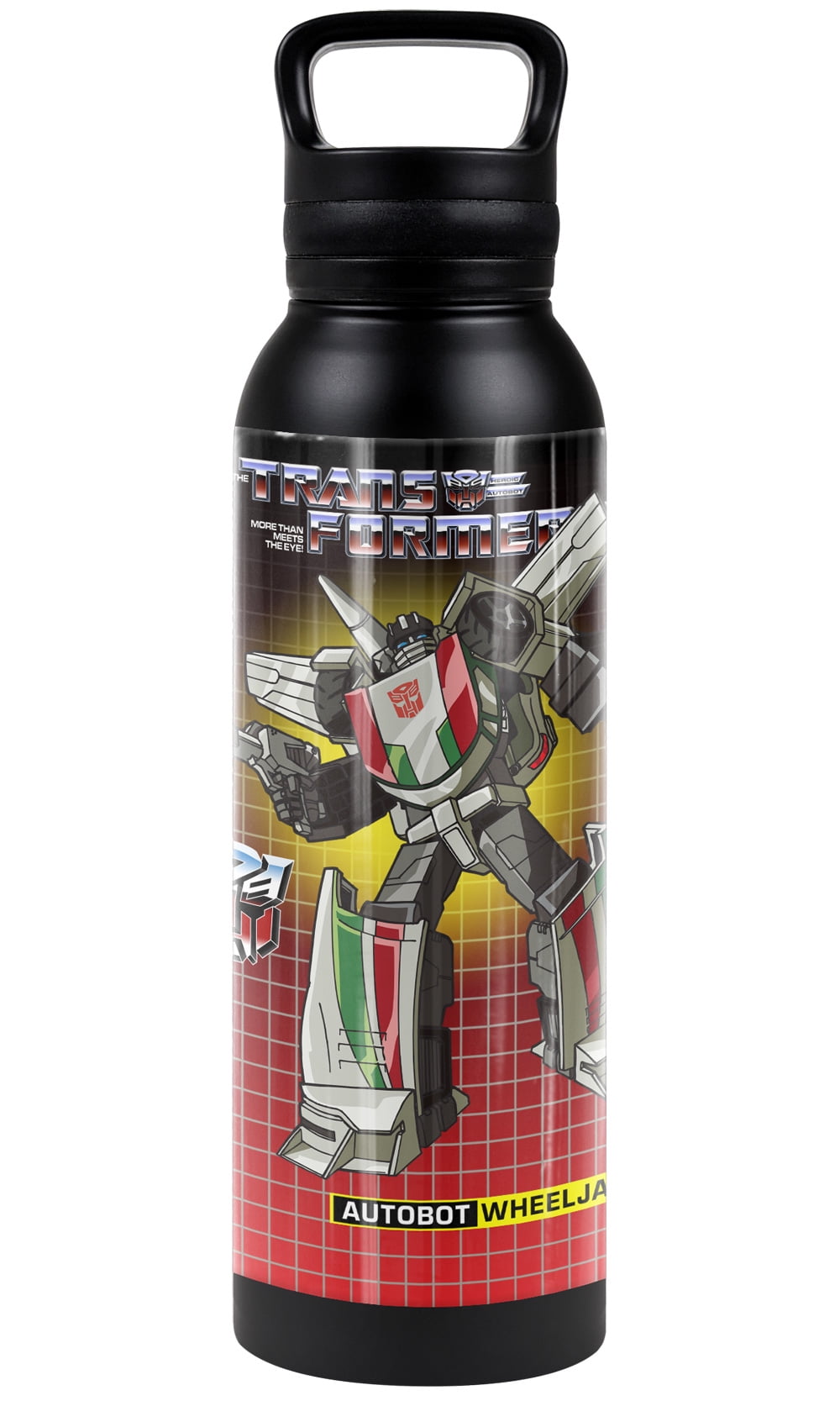 Transformers Official Wheeljack Black 24 oz Insulated Canteen Water ...