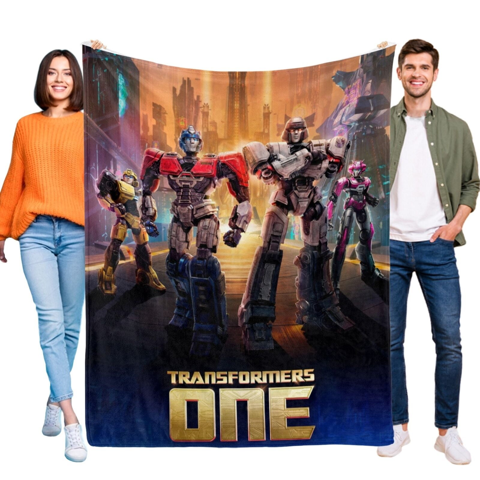Transformers One 2024 Flannel Blanket Bed Sofa Throw Birthday Gift for ...