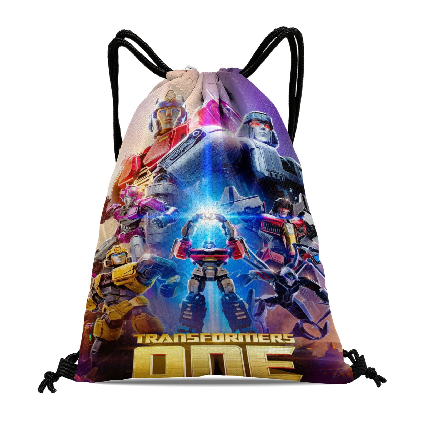 Transformers One Drawstring Backpack Bag Party Favors Goodies Merch Gym ...