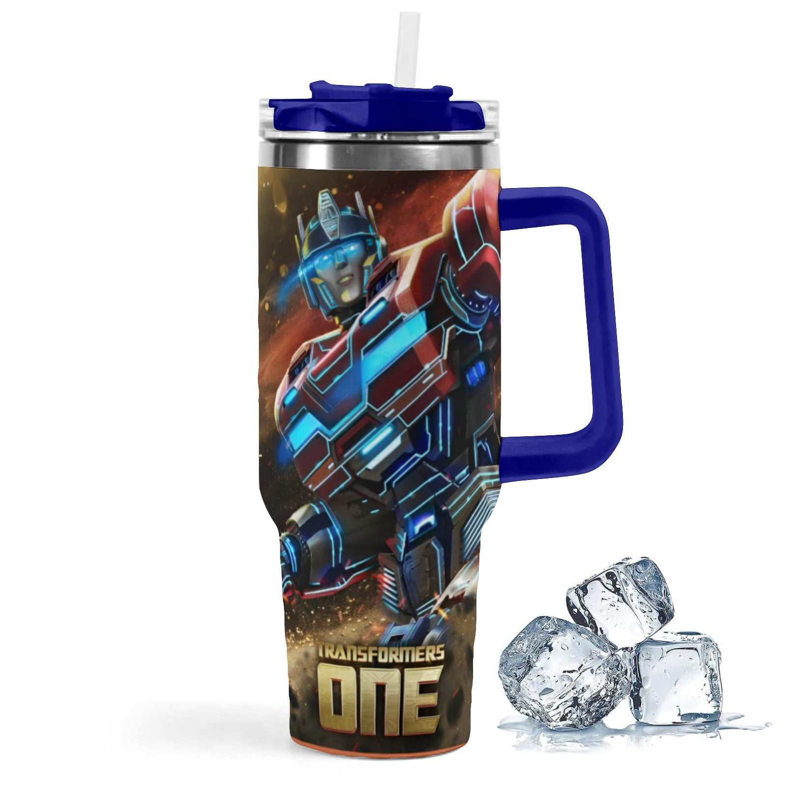 Transformers One Large capacity car cup has an iconic print, is durable ...