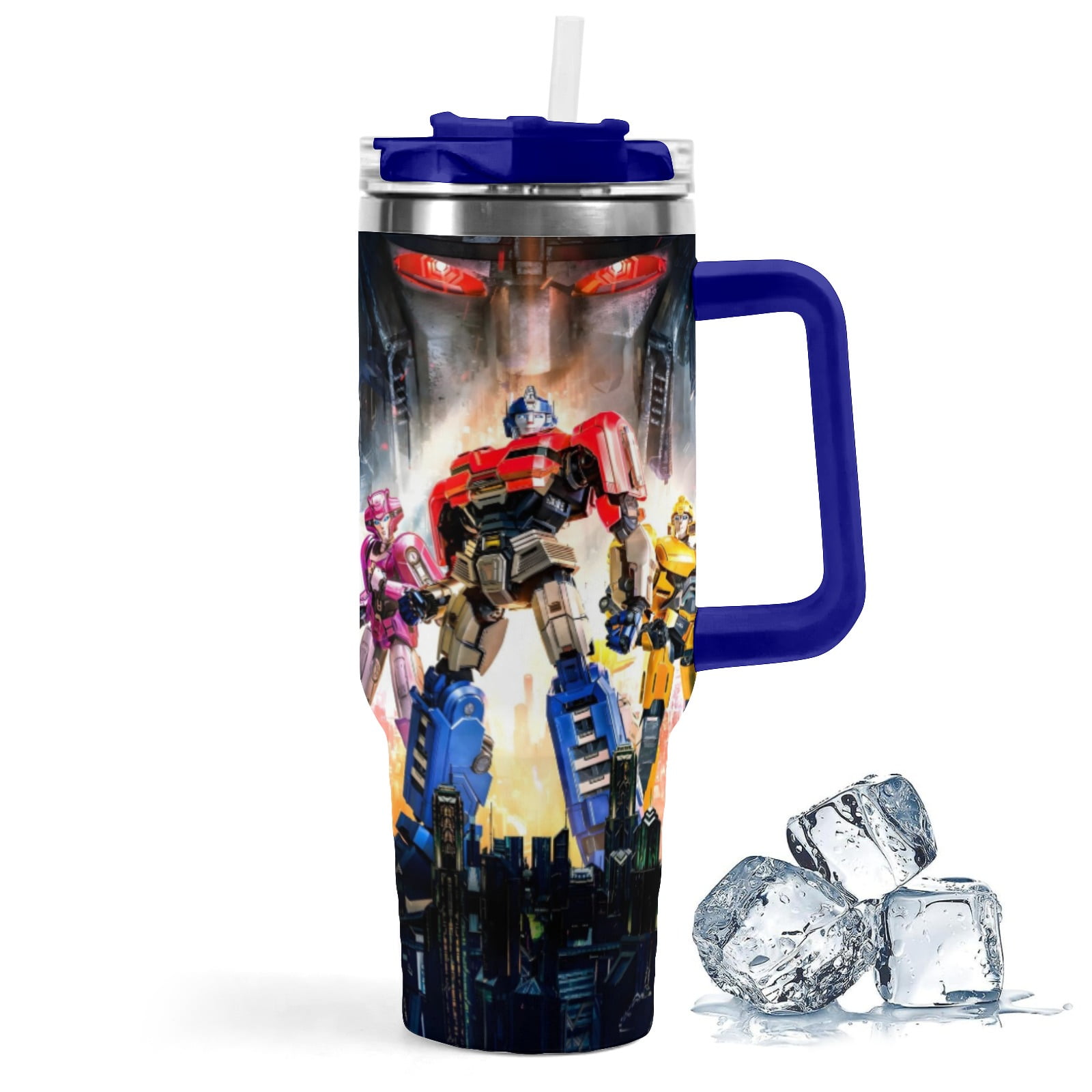 Transformers One Large capacity car cup has an iconic print, is durable ...