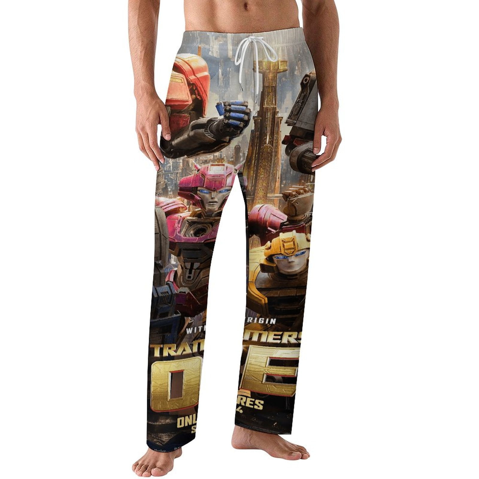 Transformers One Mens Pajama Pants PJs Bottoms Sleepwear Lounge Pants ...