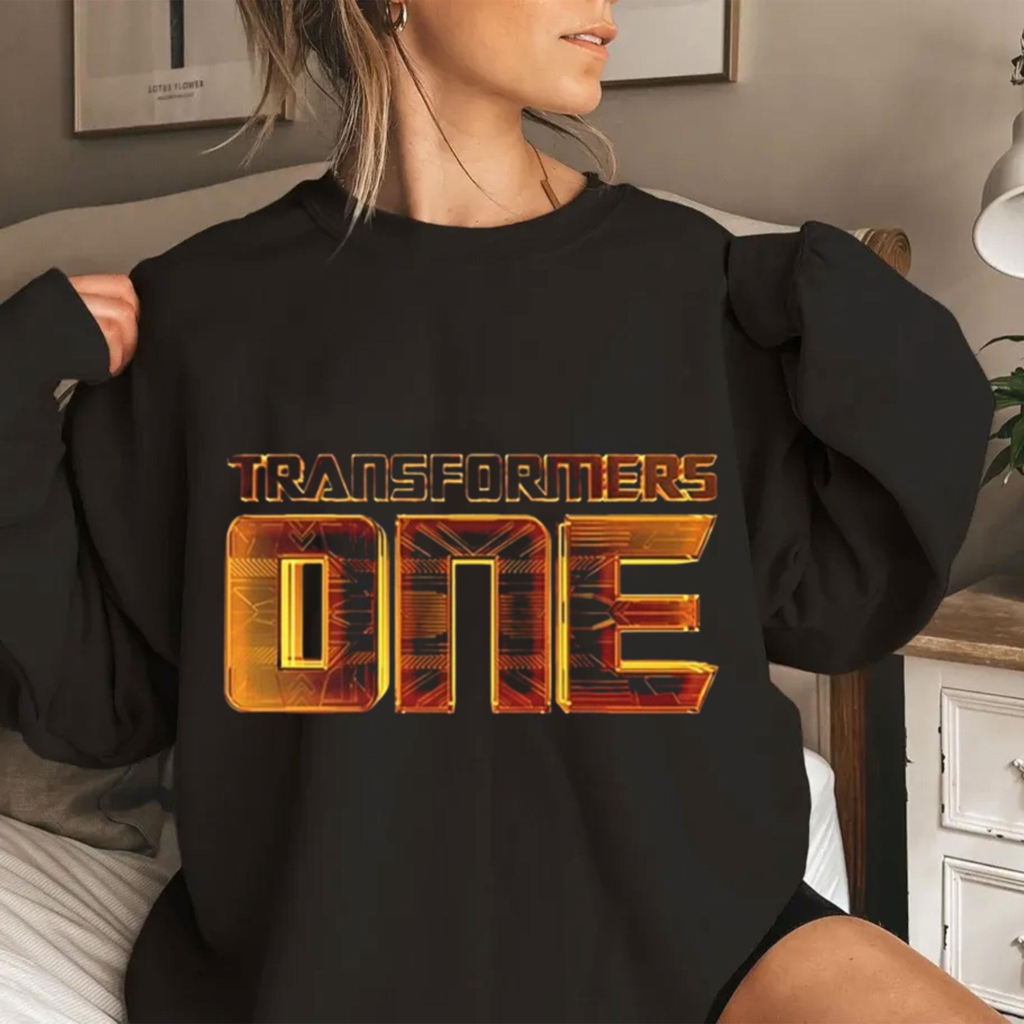 Transformers One Official Logo Every Hero Has An Origin Sweatshirt ...