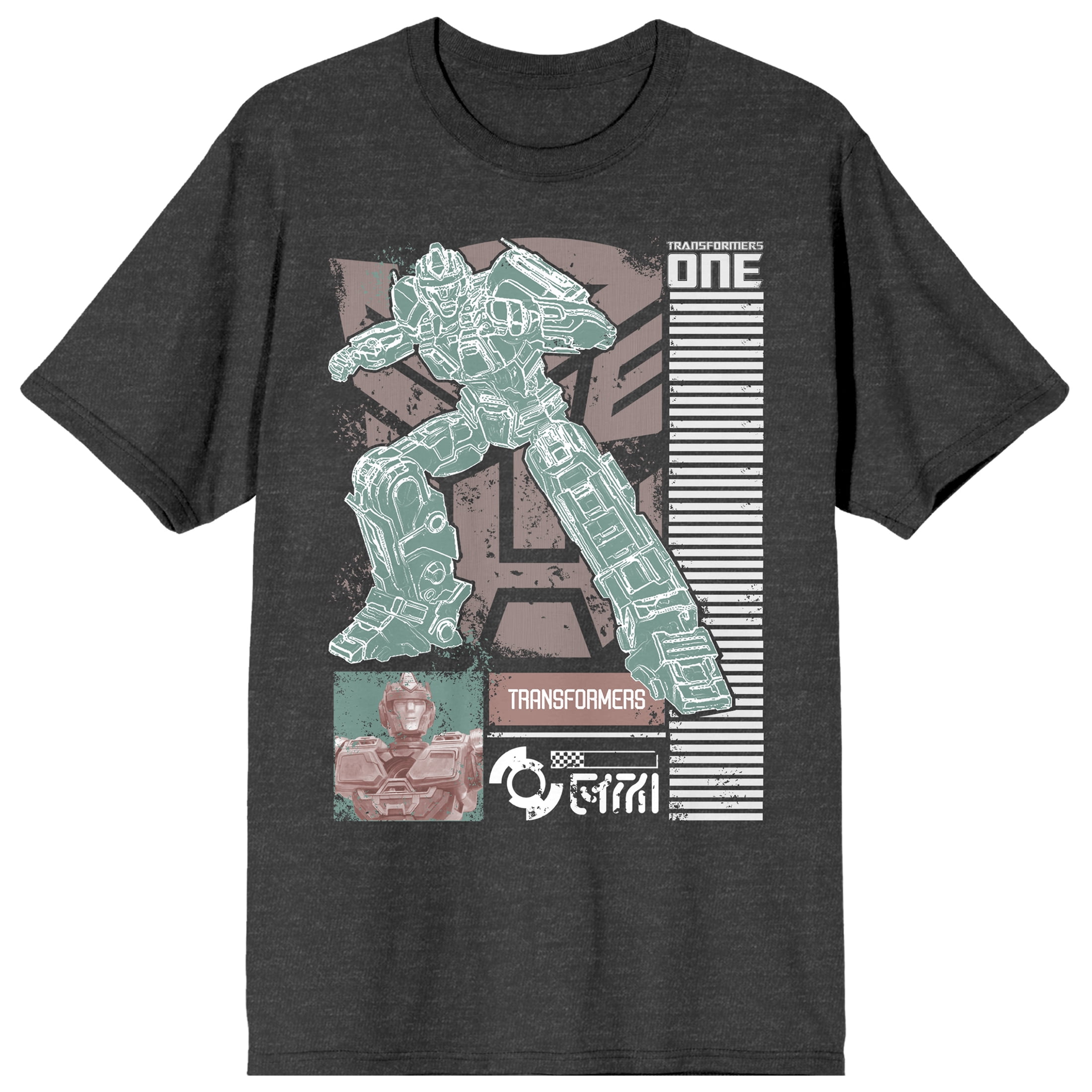 Transformers One Optimus Prime Strike Pose Outline Adult Charcoal ...