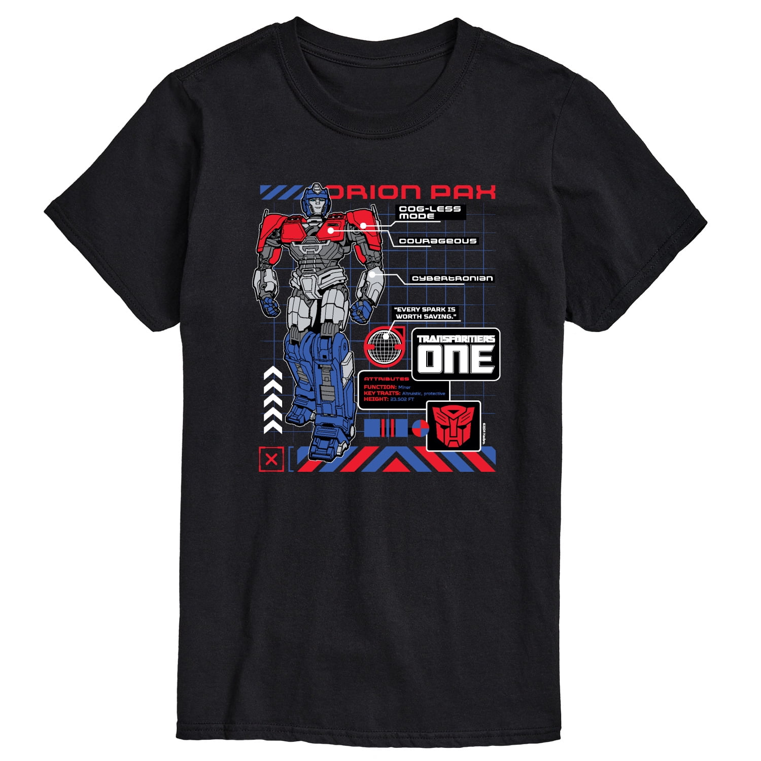 Transformers One - Orion Prax - Men's Short Sleeve Graphic T-Shirt ...