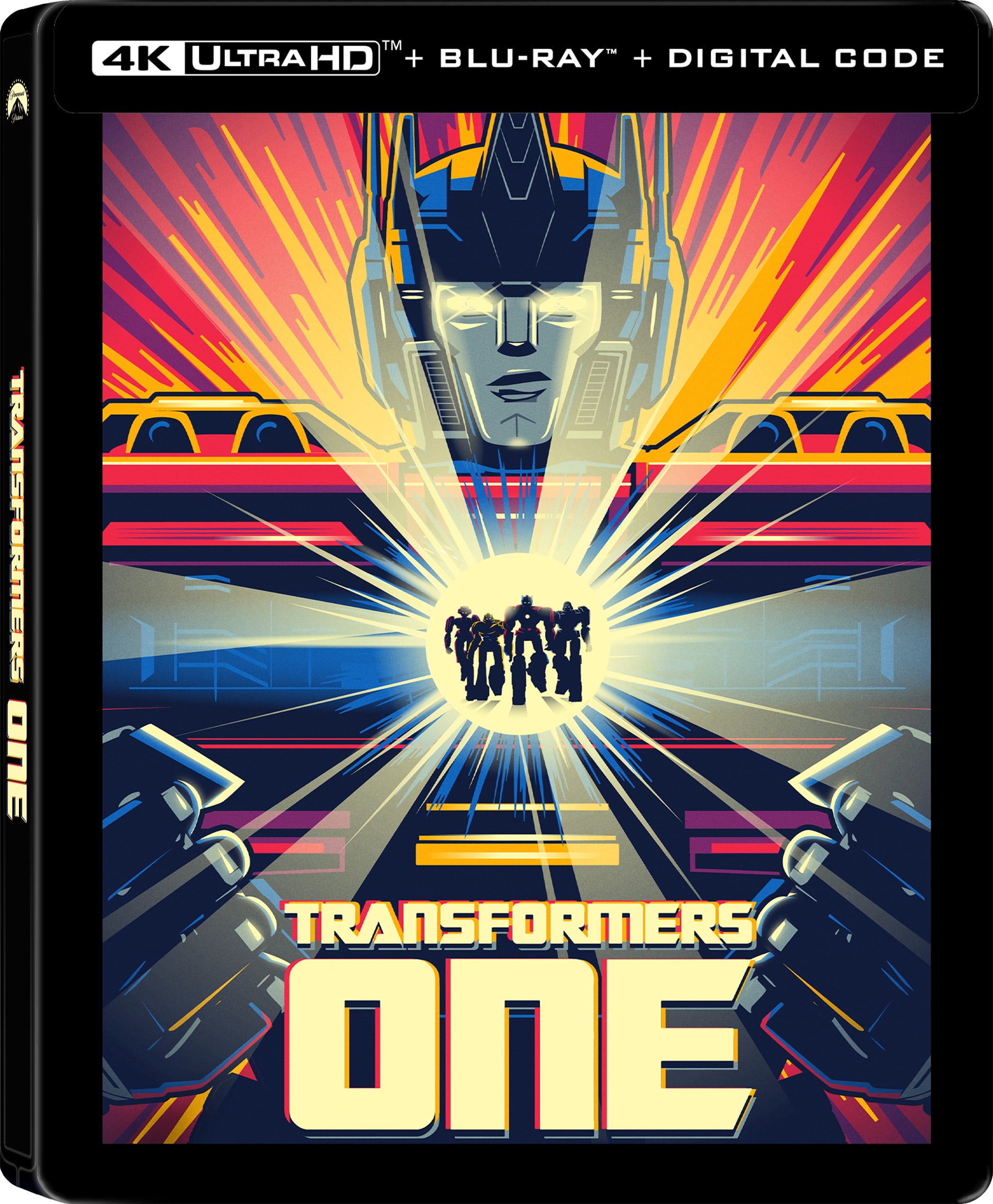 Transformers One (Steelbook) (4K Ultra HD + Blu-ray + Digital Copy ...