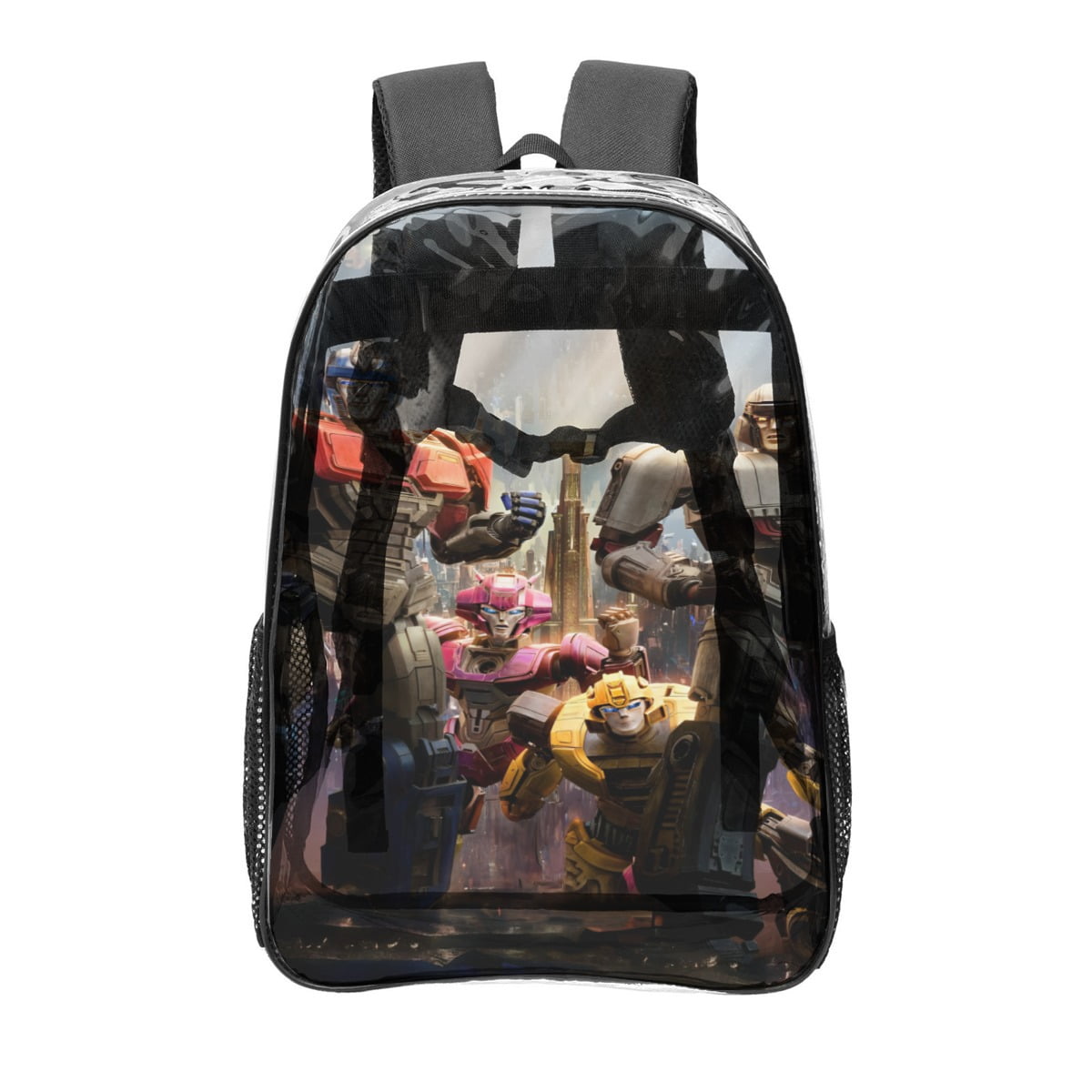 Transformers One Transparent Backpack - Guard Dog Security, Durable and ...