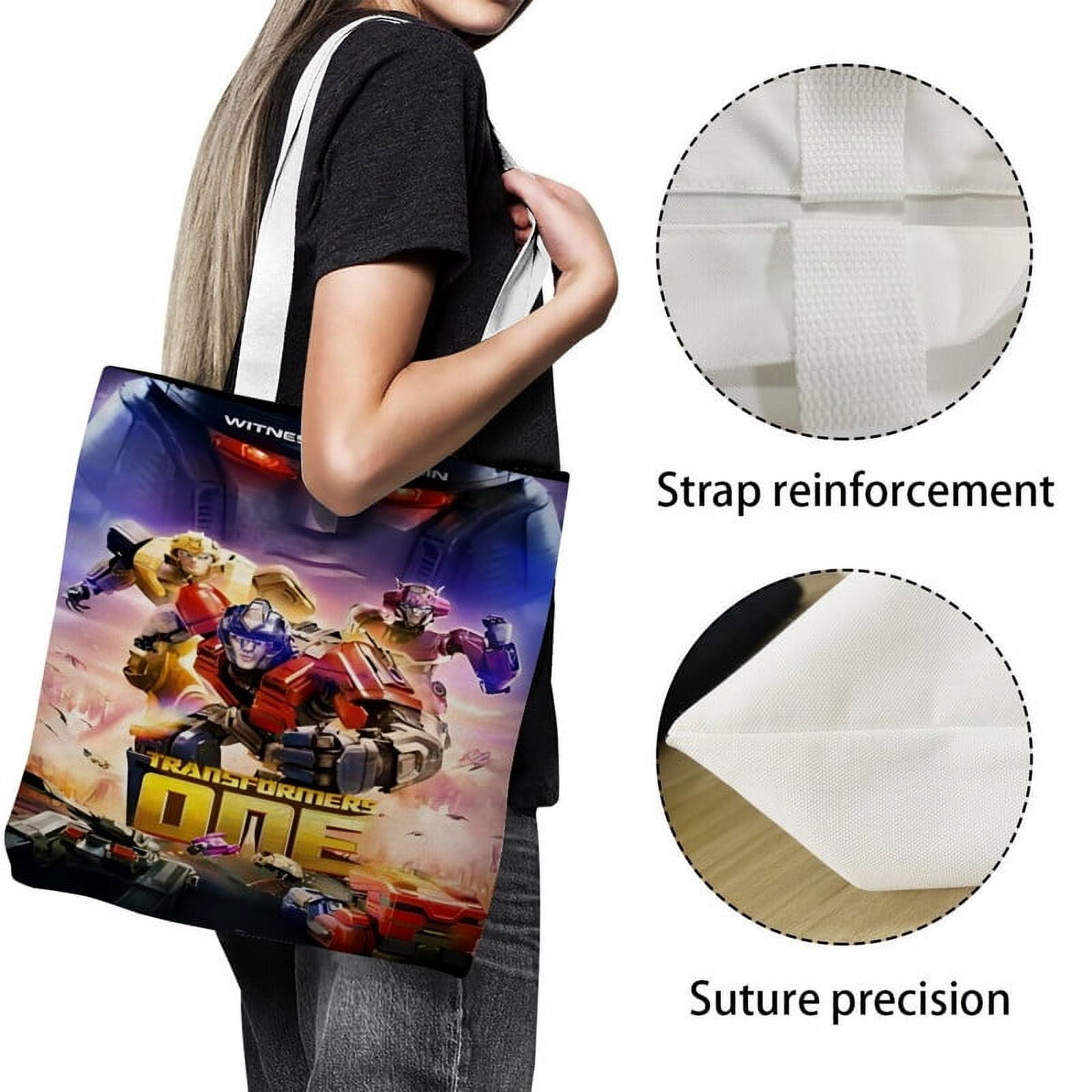 Transformers One canvas Tote Bag for Women Aesthetic Cute Cat Shopping ...