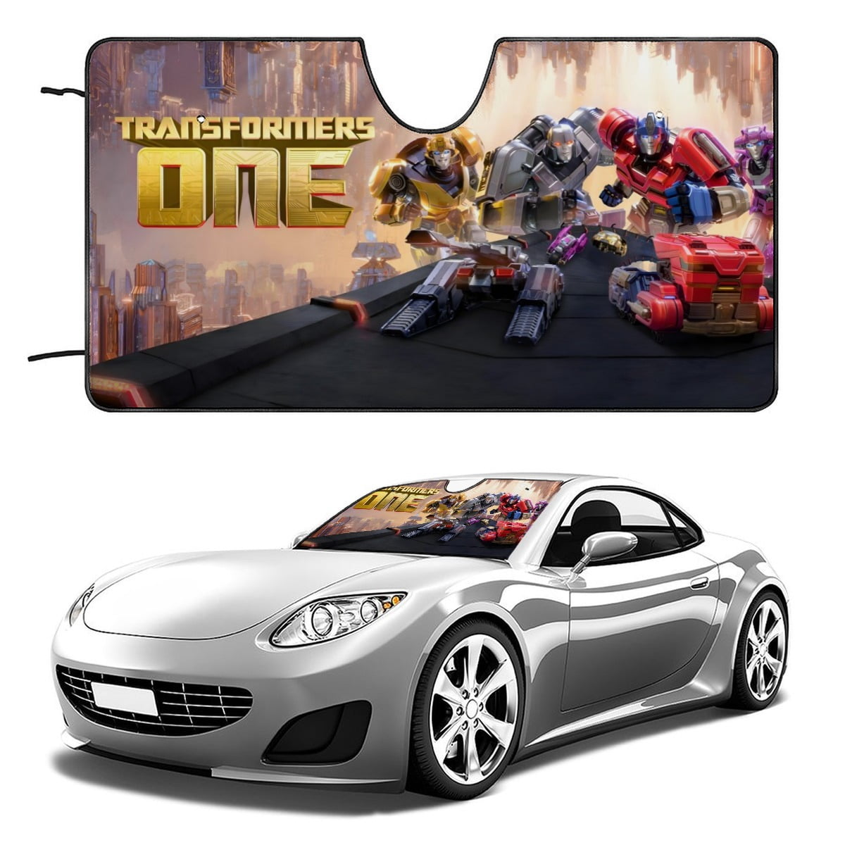 Transformers One-theme Windshield Sun Shade Front Protector Folding Car ...