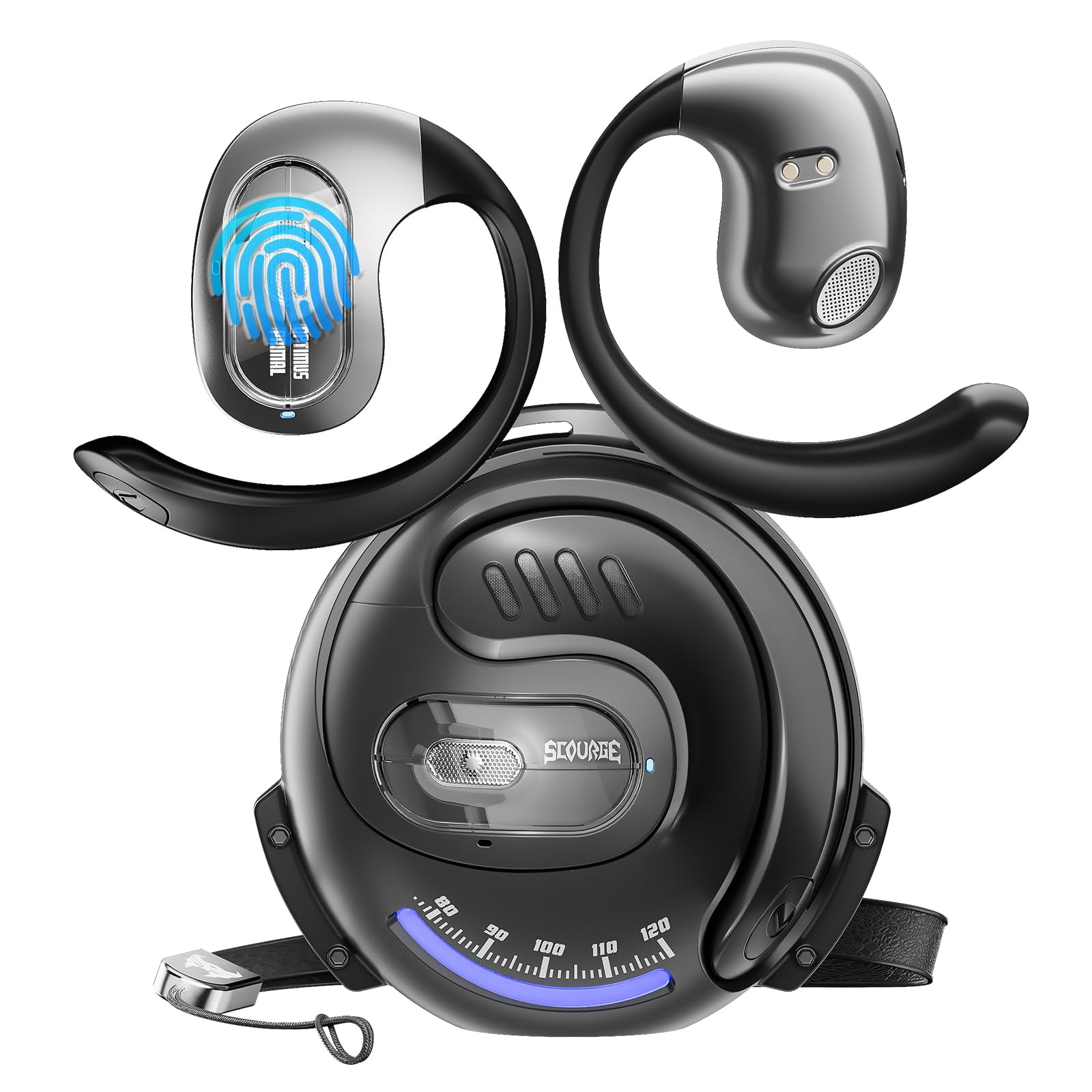 Transformers Open Ear Earbuds with Ear Hooks,Open Ear True Wireless ...