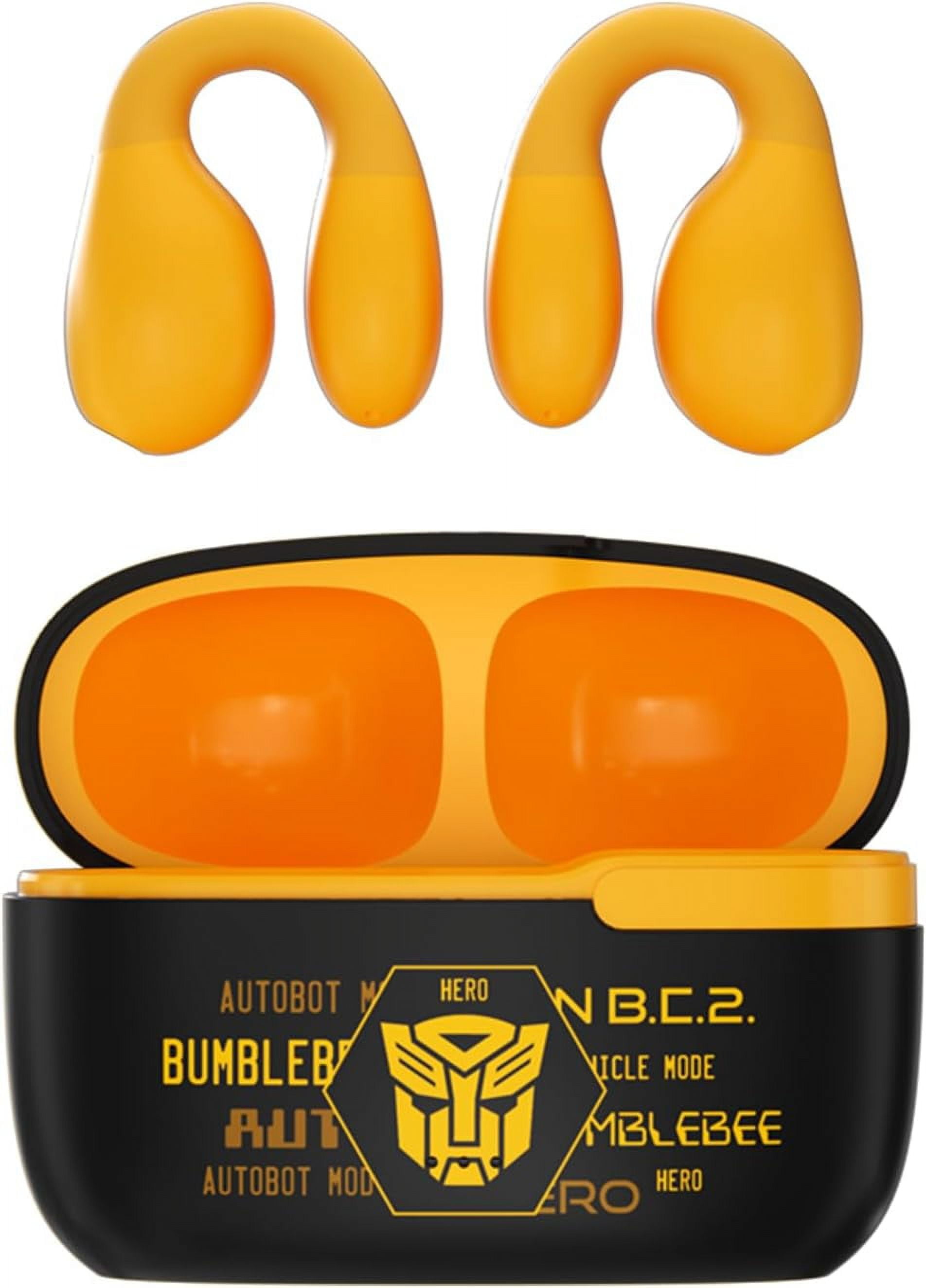 Transformers Open Ear Headphones Clip On Wireless Earbuds 5.4 Bluetooth ...