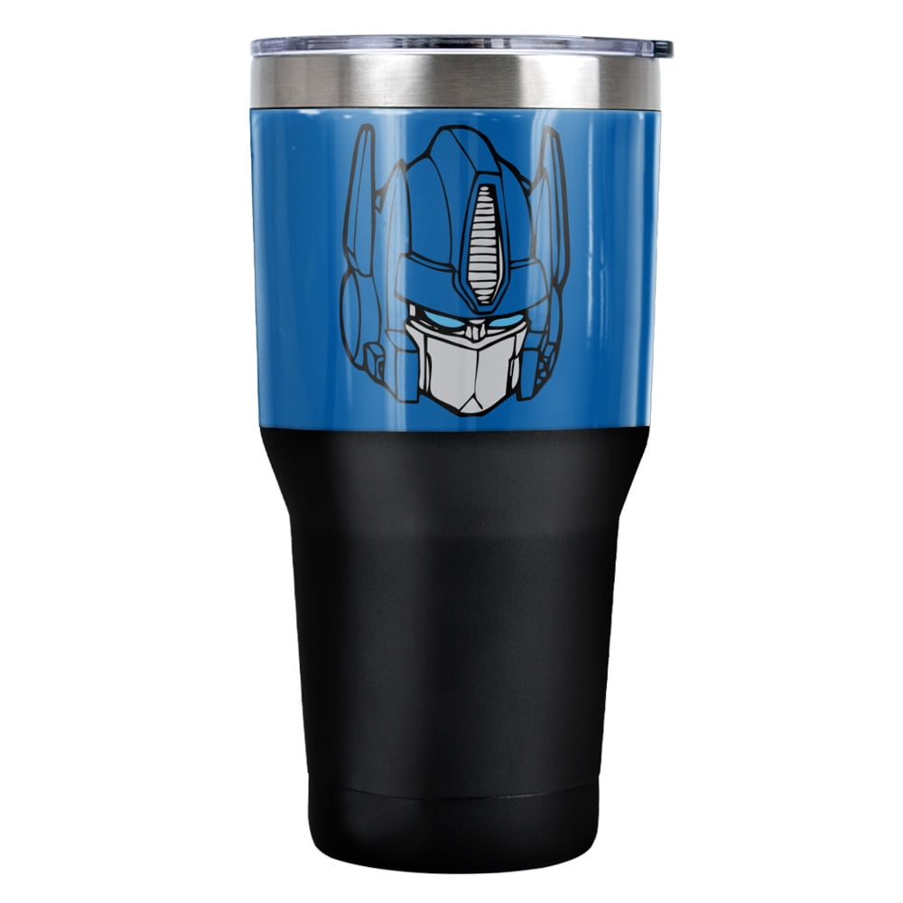 Transformers Optimus Head Stainless Steel Tumbler 30 oz Coffee Travel ...