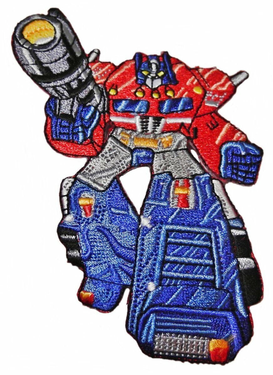 Transformers Optimus Prime 4 1/8" Tall Embroidered Patch - Walmart ...