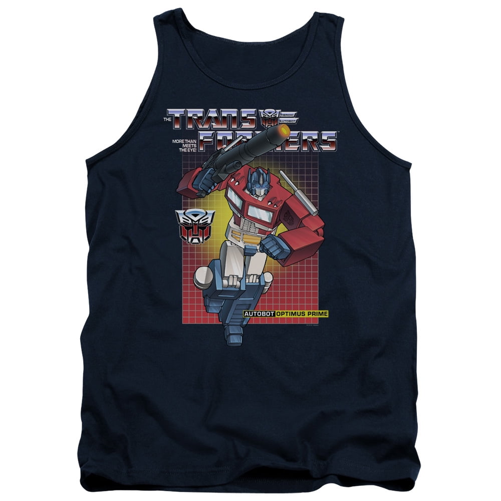 Transformers Optimus Prime Adult Tank Top Navy - Walmart.com