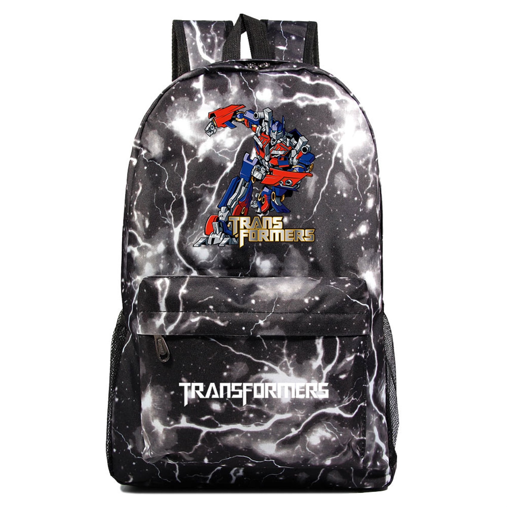 Transformers Optimus Prime Backpack Graphic Knapsack Student School Bag ...