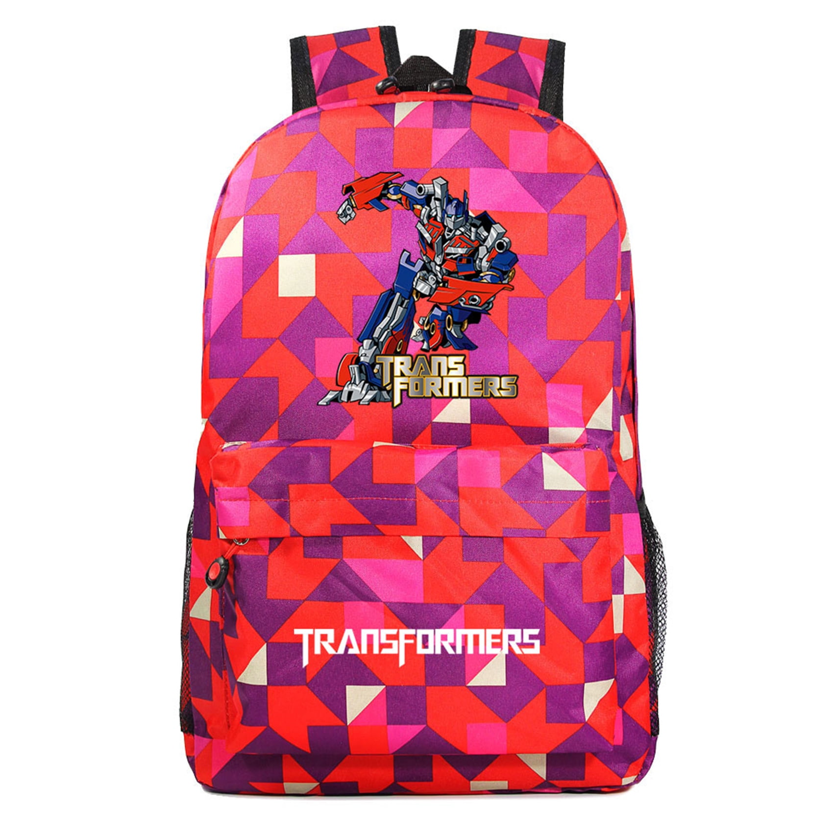 Transformers Optimus Prime Backpack Graphic Knapsack Student School Bag ...