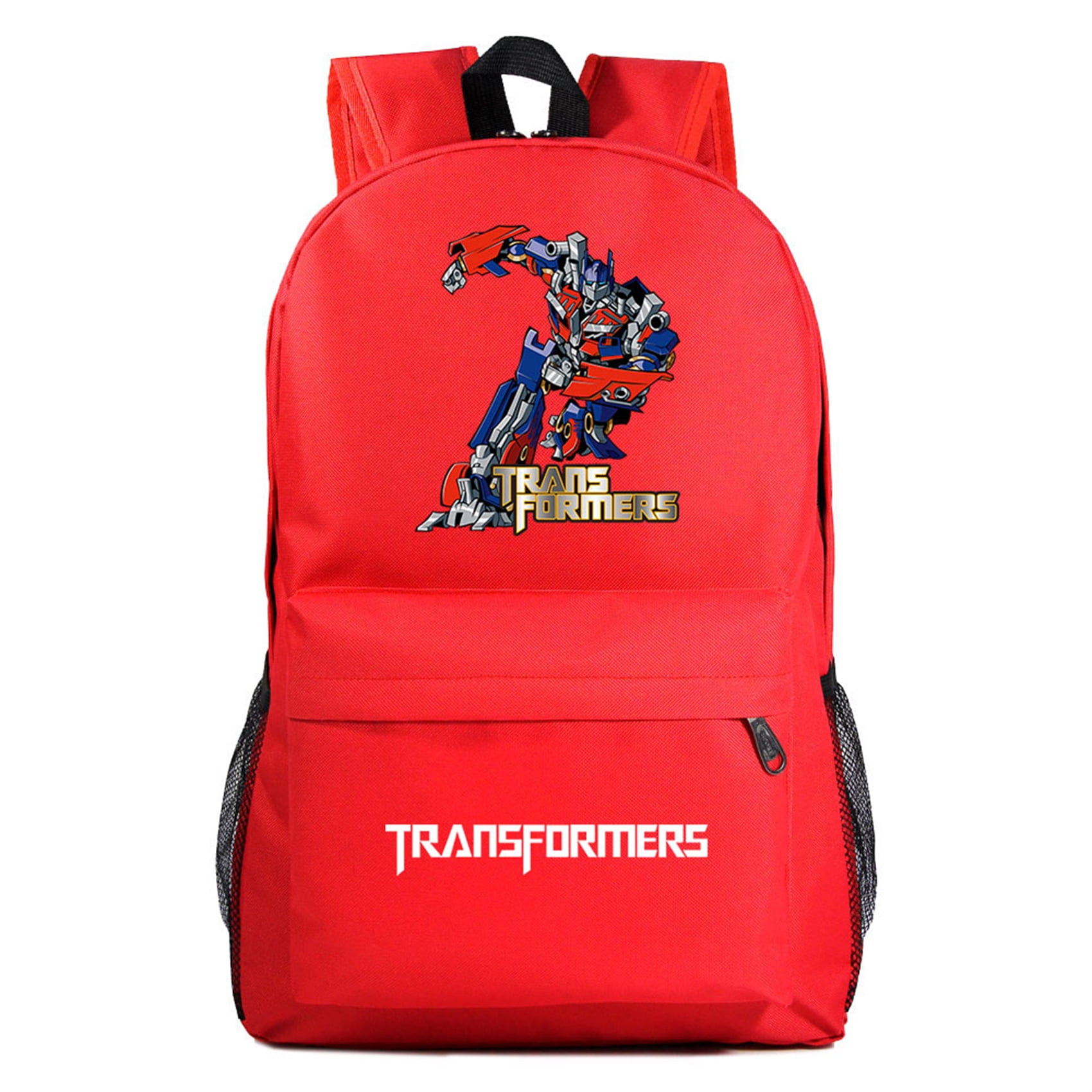 Transformers Optimus Prime Backpack Graphic Knapsack Student School Bag ...