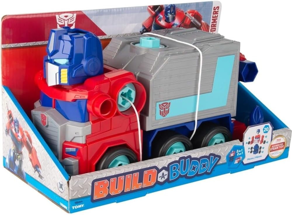 Transformers Optimus Prime Building Toys - STEM Toys Including Toy ...