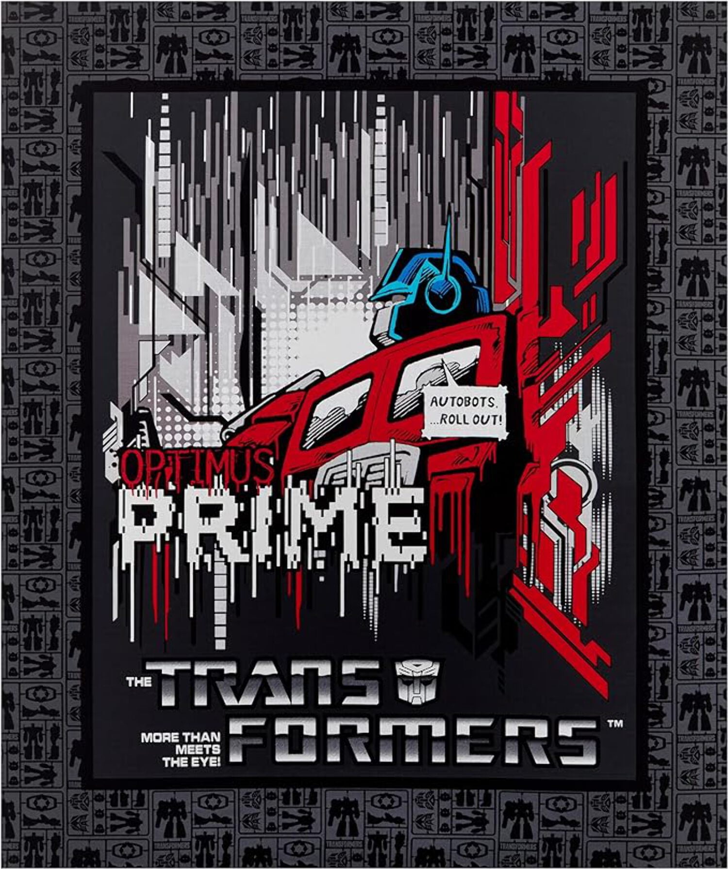 Transformers Optimus Prime Carbon Cotton Panel Fabric - Walmart.com