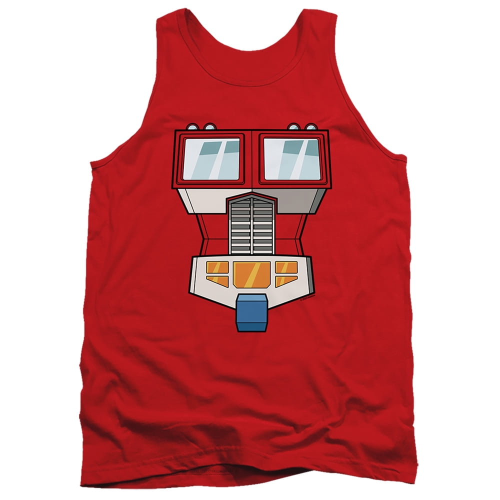 Transformers Optimus Prime Costume Unisex Adult Tank Top,Red, X-Large ...