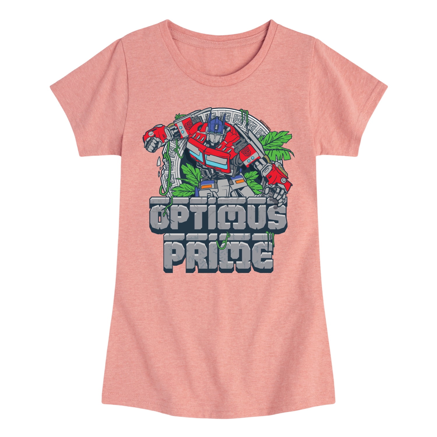 Transformers - Optimus Prime - Girls Fitted Short Sleeve T-Shirt ...