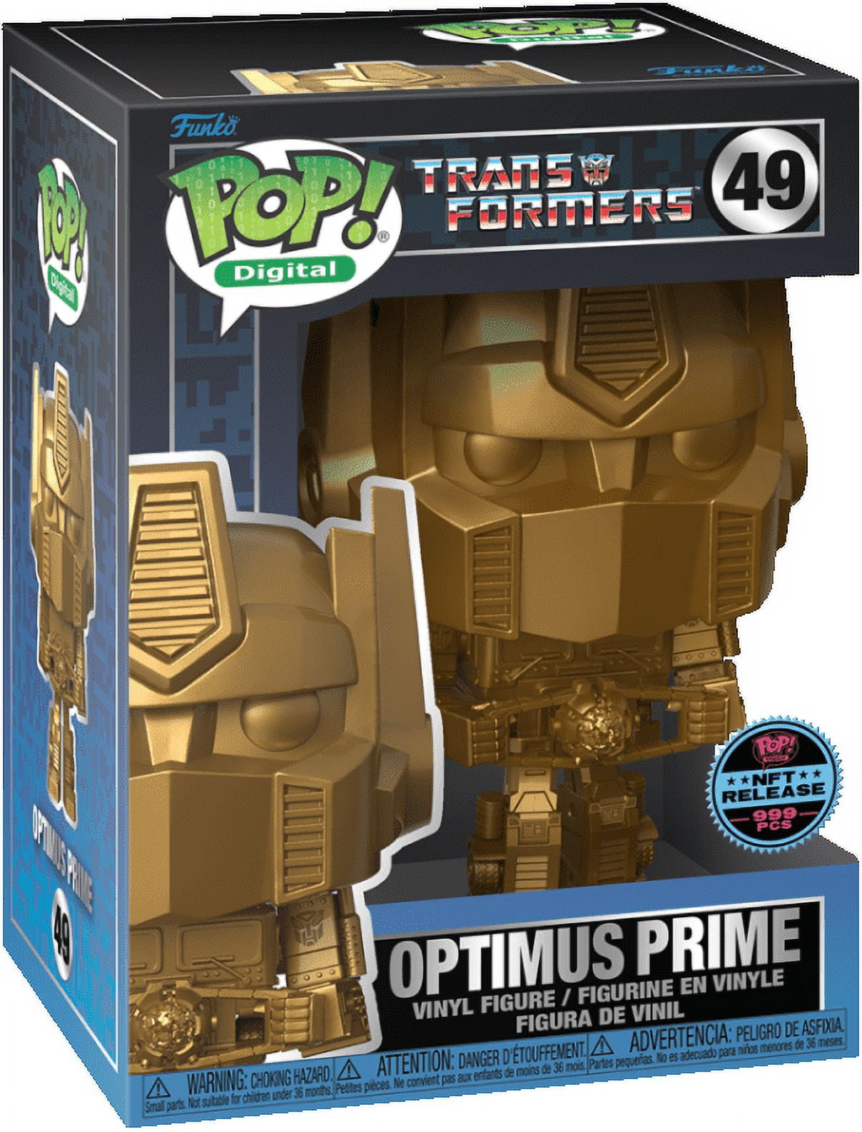 Limited Edition Funko Pop! Transformers Toys: Optimus Prime Grail 999 ...
