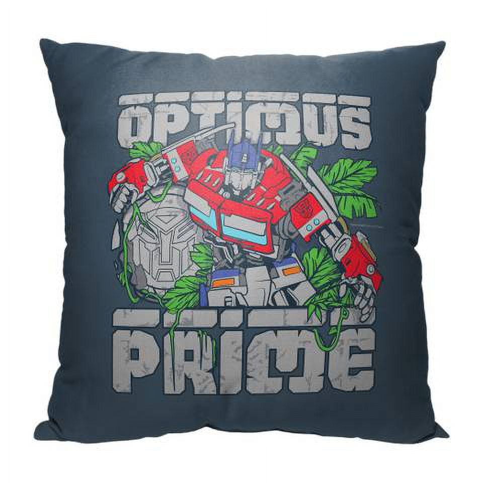 Transformers Optimus Prime Hasbro Kids Printed Throw Pillow, 18 x 18 ...