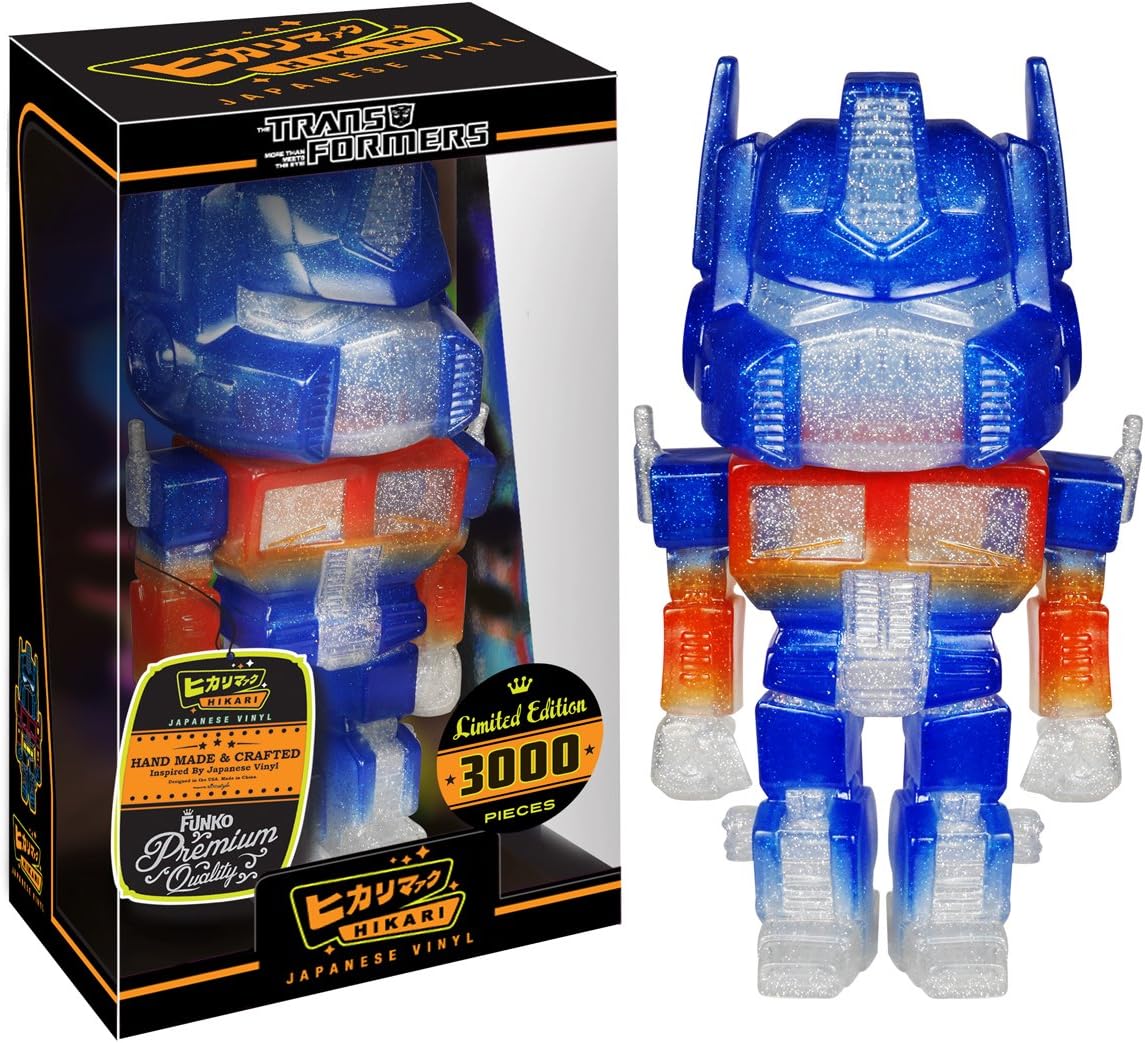 Transformers Optimus Prime Limited Edition Hikari Blue Vinyl Figure ...