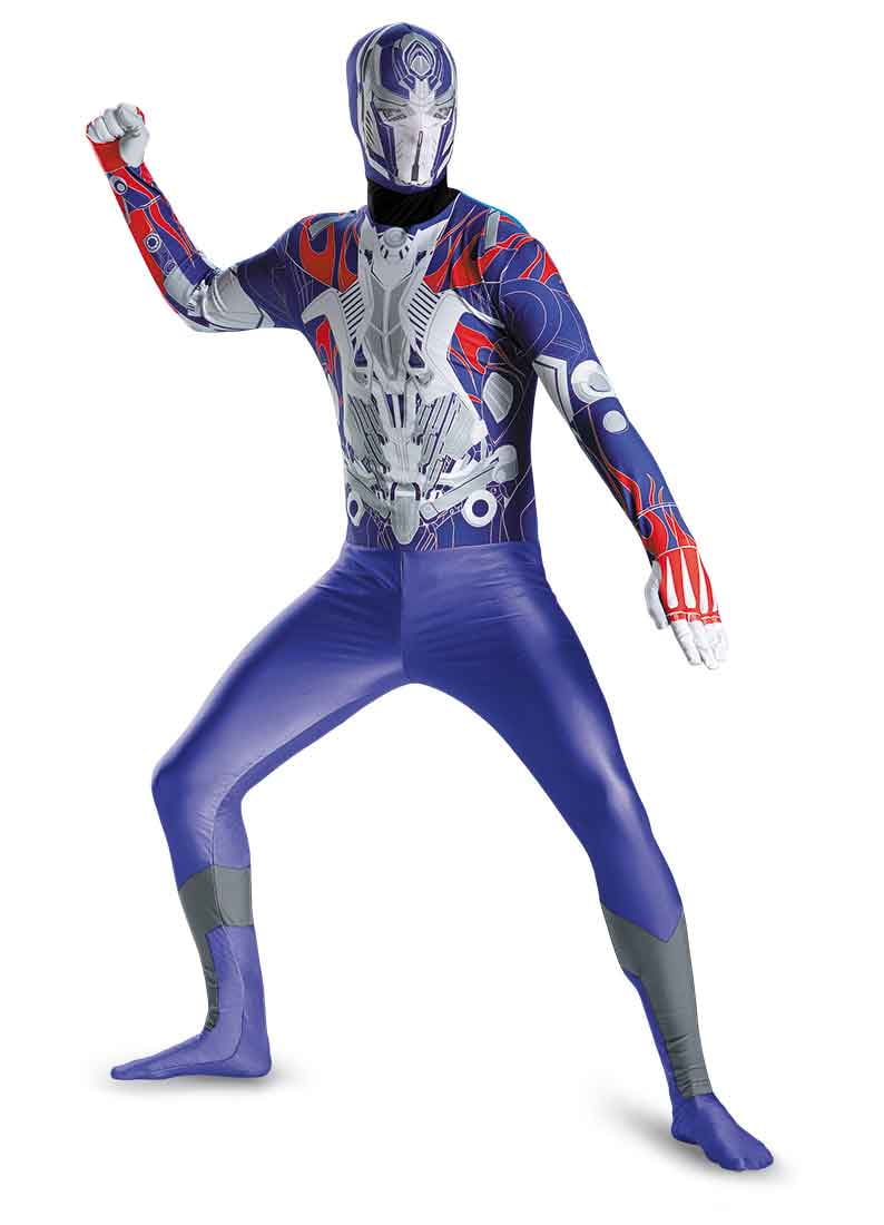 Adult Transformers Age of Extinction Optimus Prime Bodysuit Costume XXL ...