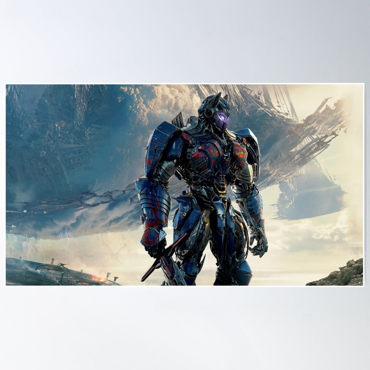 Transformers Optimus Prime Poster Wall Art, Modern Wall Decor For ...