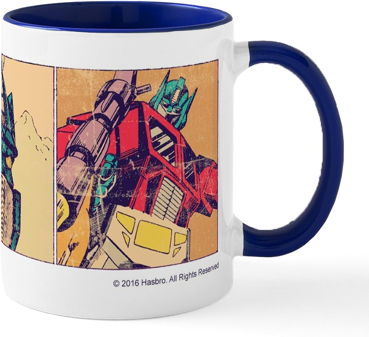 Transformers Optimus Prime Retro Mug 11 oz (325 ml) Ceramic Coffee Mug ...