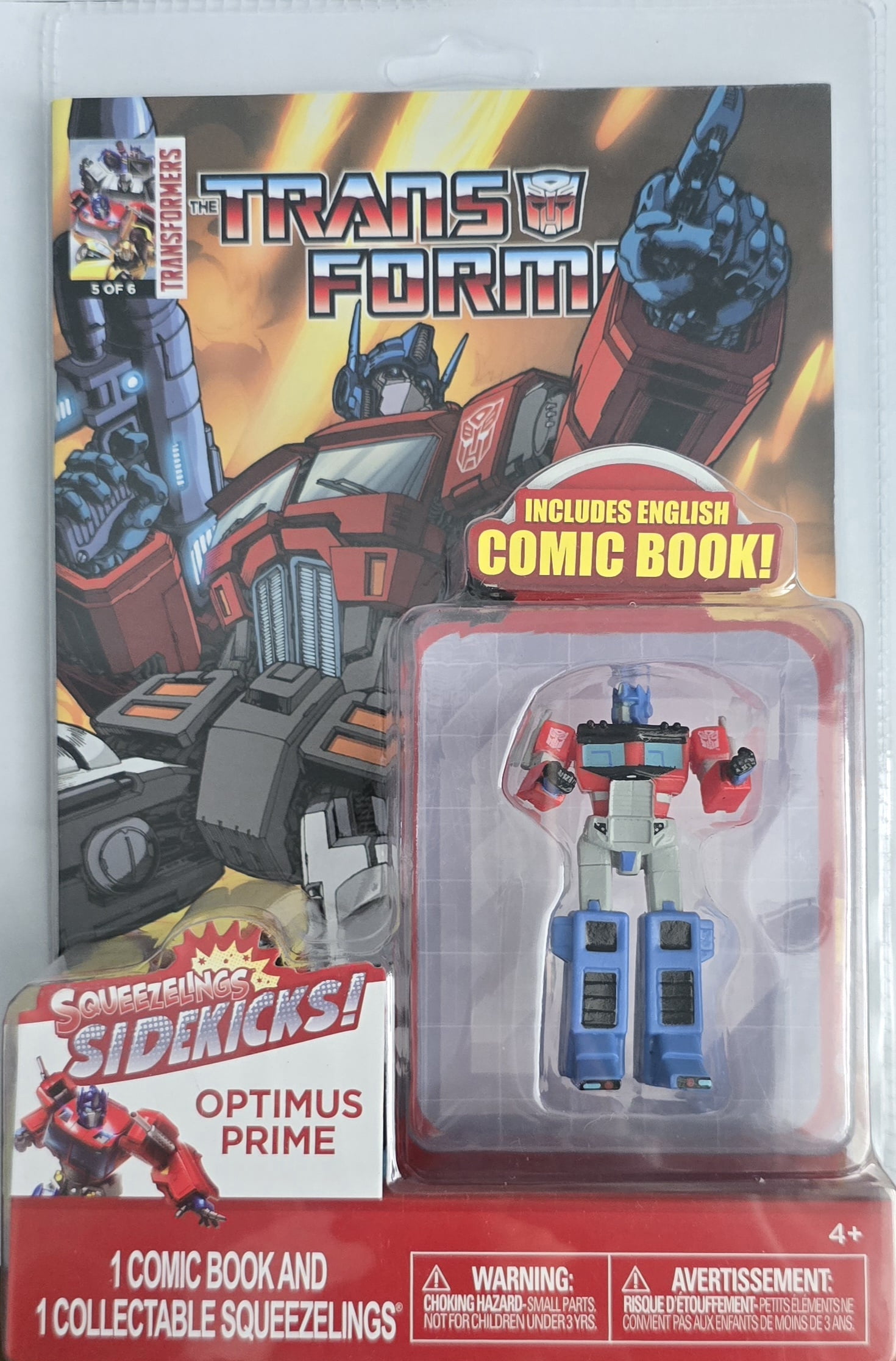 Transformers Optimus Prime Sidekicks! Squeezelings - Walmart.com