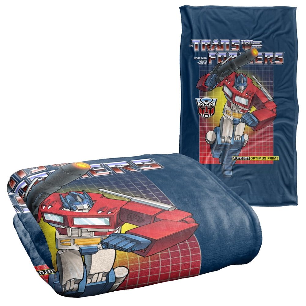 Transformers Optimus Prime Silky Touch Super Soft Throw Blanket 36' x ...