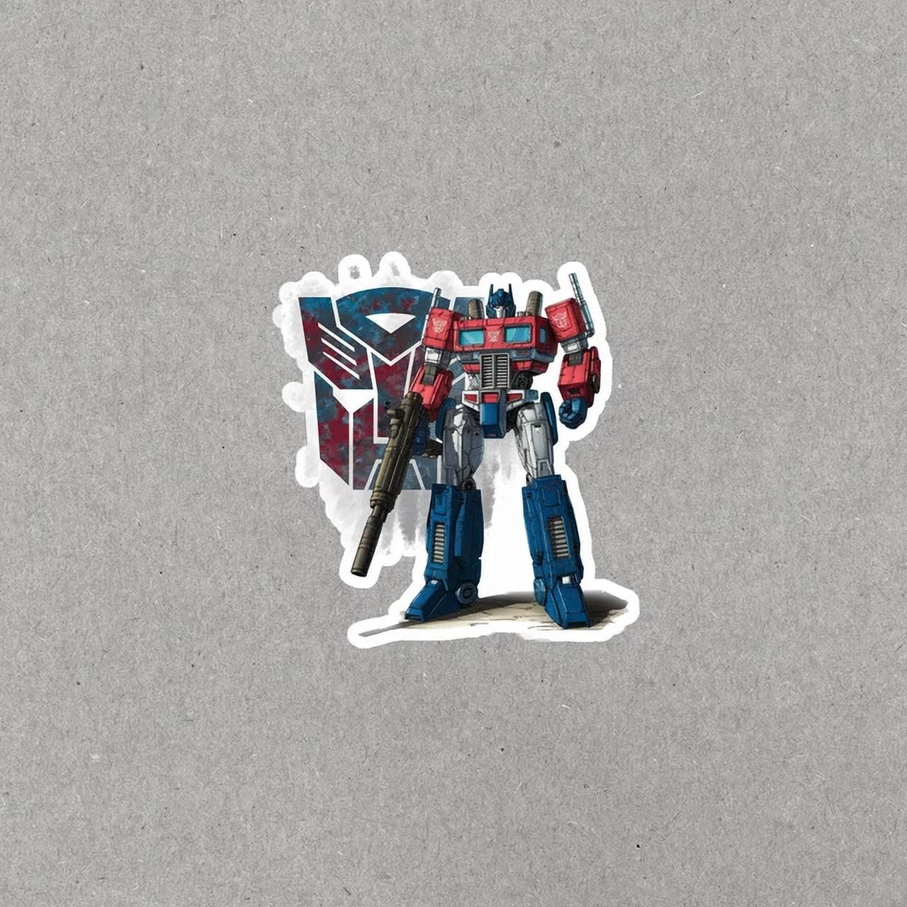 Transformers Optimus Prime Sticker - Watercolor Themed Autobot Leader ...