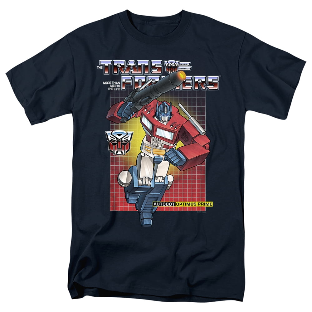 Transformers Optimus Prime Unisex Adult T Shirt, Navy, 6X Large ...