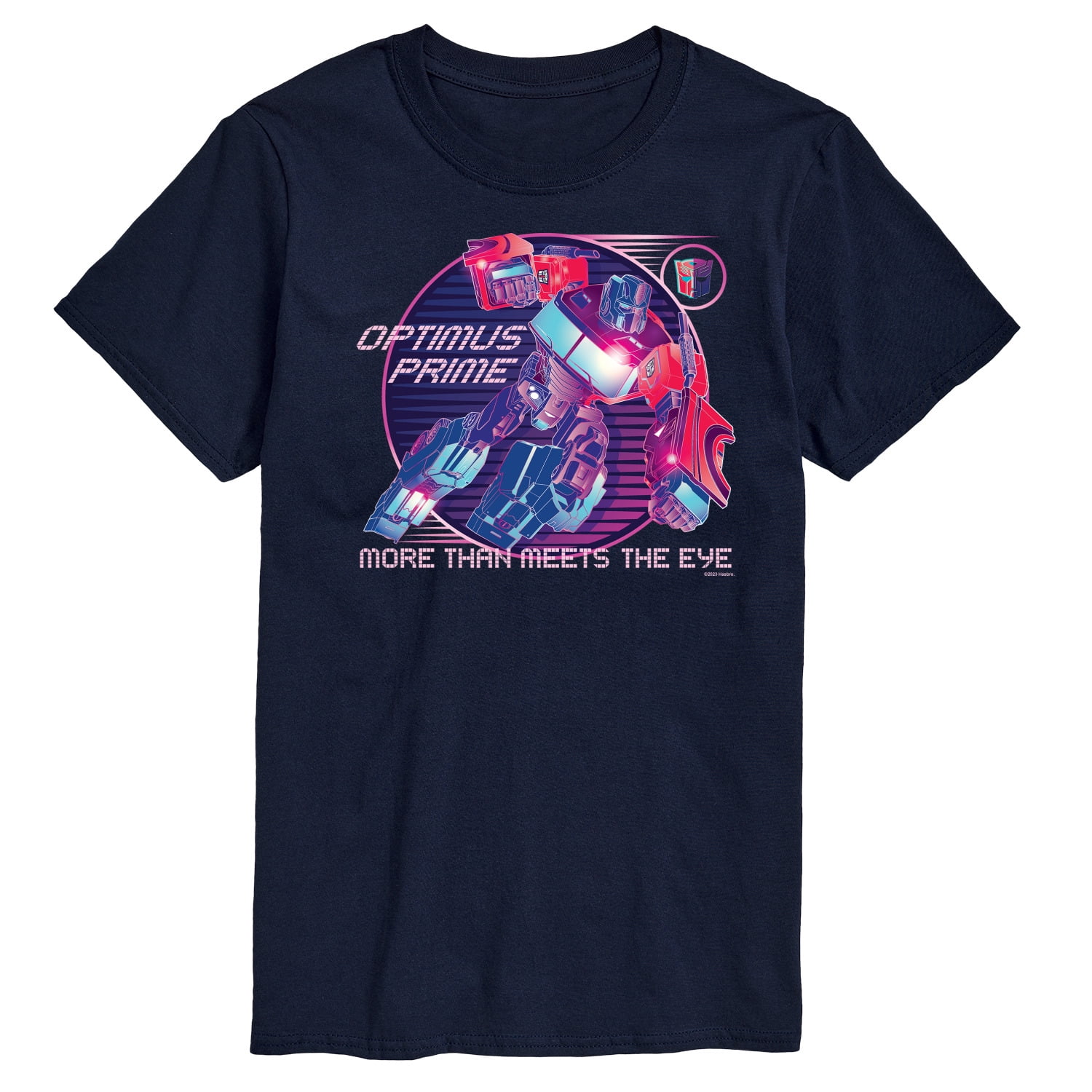Transformers - Optimus Prime Verse Badge - Adult Short Sleeve Tee ...