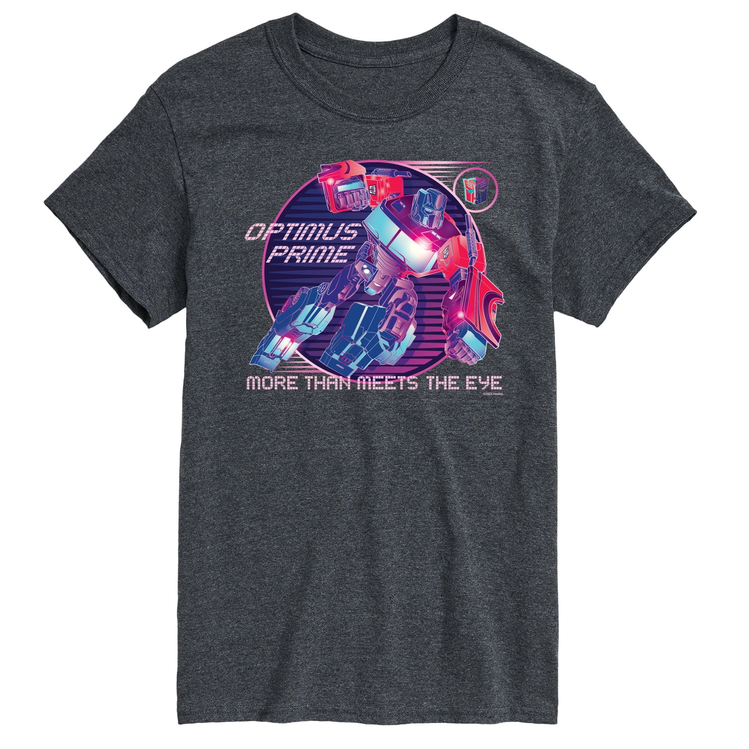 Transformers - Optimus Prime Verse Badge - Adult Short Sleeve Tee ...