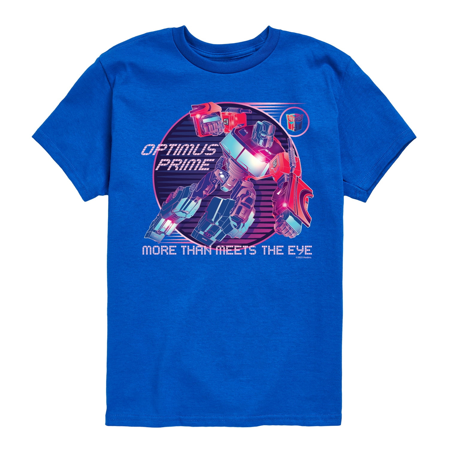 Transformers - Optimus Prime Verse Badge - Kids Toddler And Youth Short Sleeve T - Shirt ...