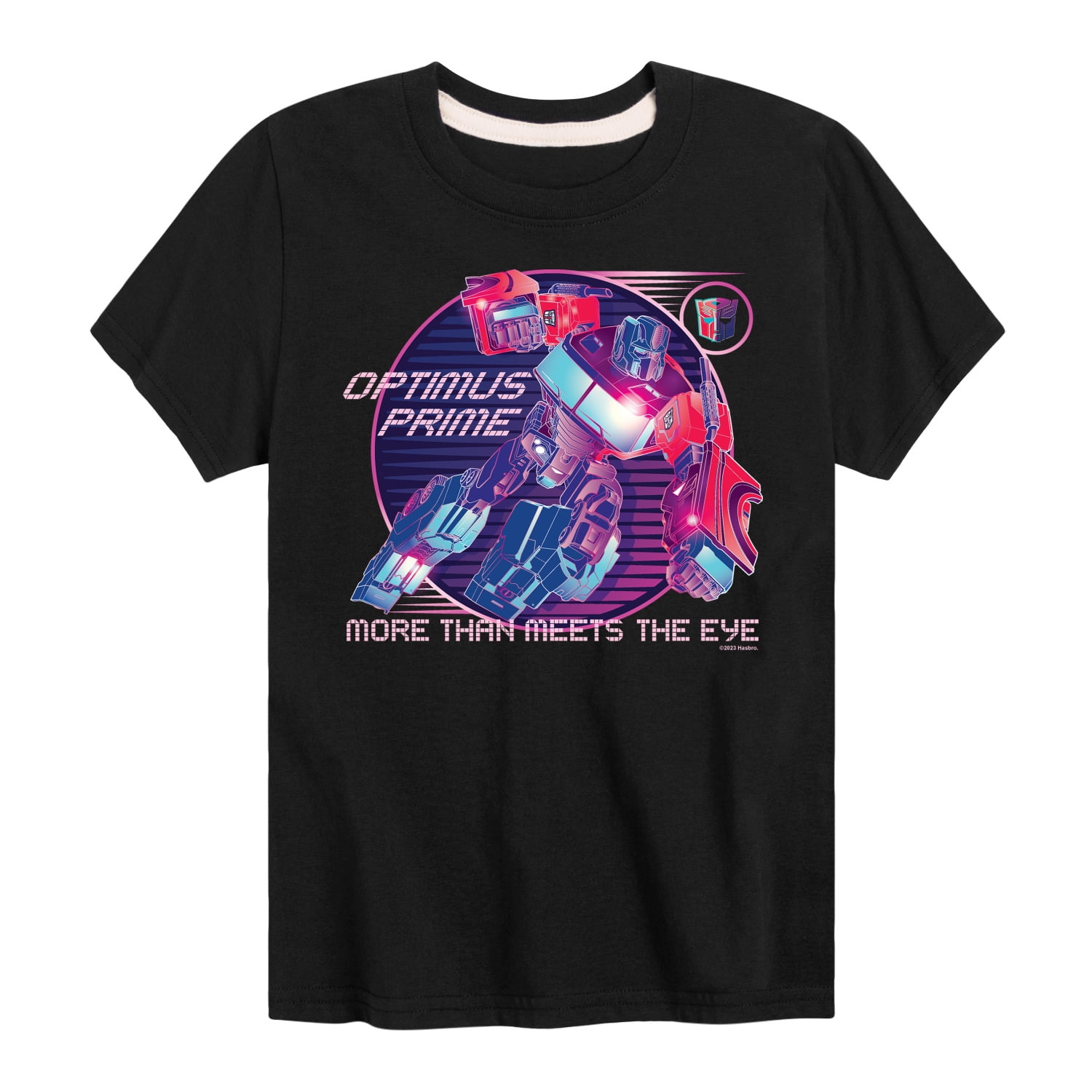 Transformers - Optimus Prime Verse Badge - Kids Toddler And Youth Short ...