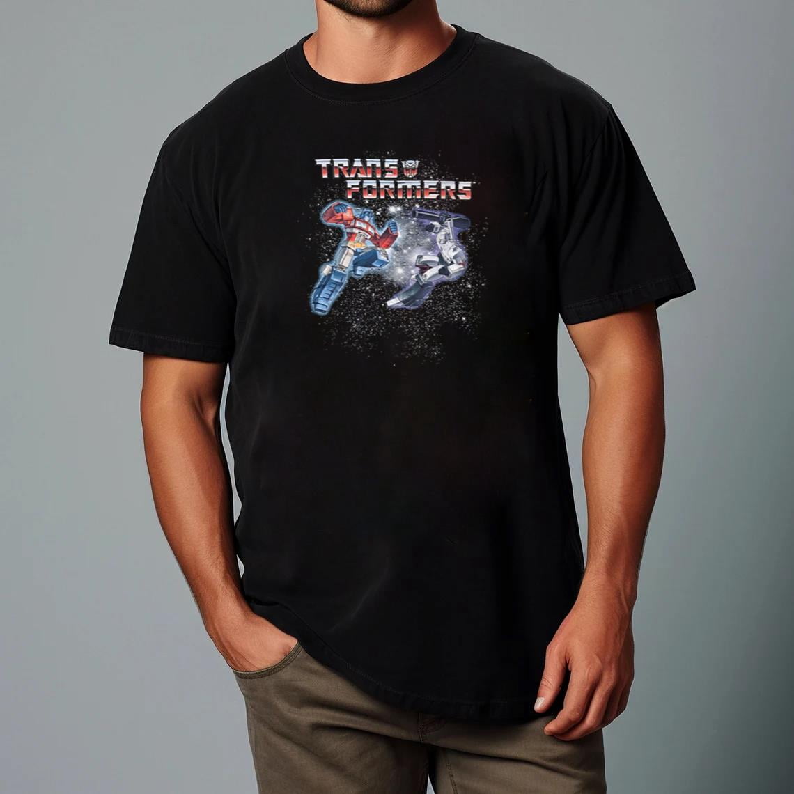 Transformers Optimus Prime Vs Megatron Classic Cartoon T-Shirt Unisex ...