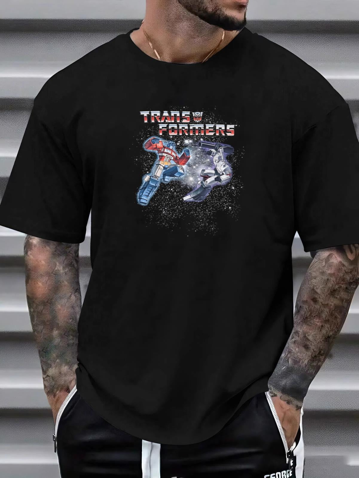 Transformers Optimus Prime vs Megatron Battle Art Unisex Tee V60471 ...