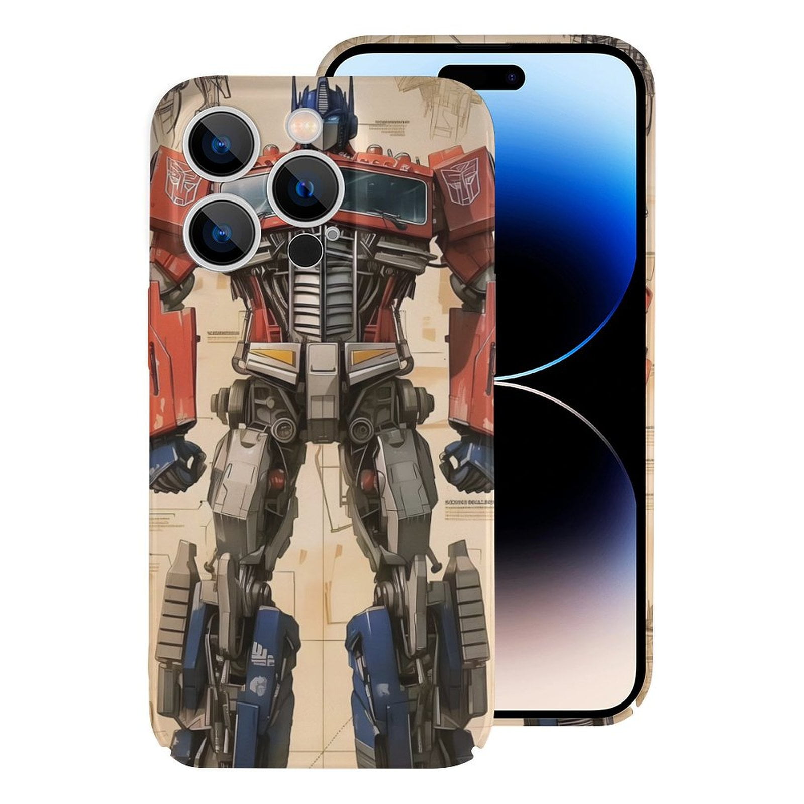 Transformers Phone Case for iPhone 14/Plus/Pro/Pro Max, Full Coverage ...