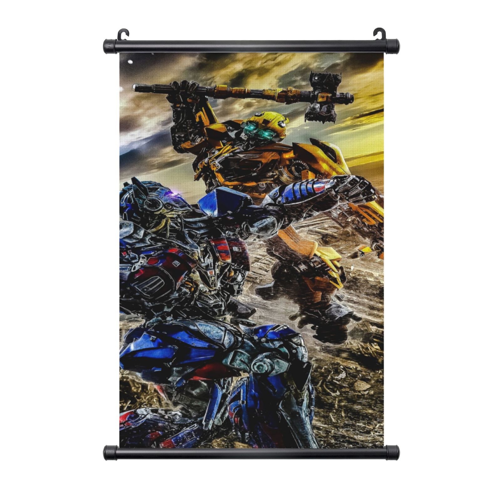 Transformers Poster Aesthetic Canvas PVC Shaft Wall Art Hanging Hanger ...