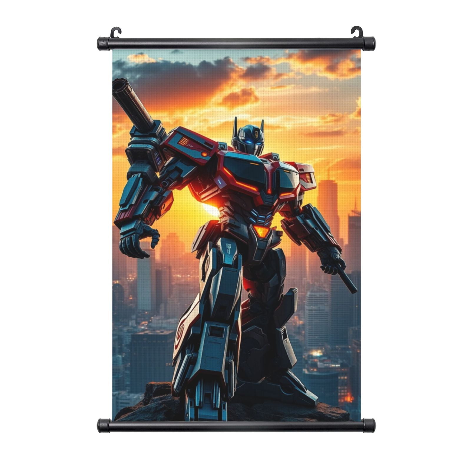 Transformers Poster Aesthetic Canvas PVC Shaft Wall Art Hanging Hanger ...