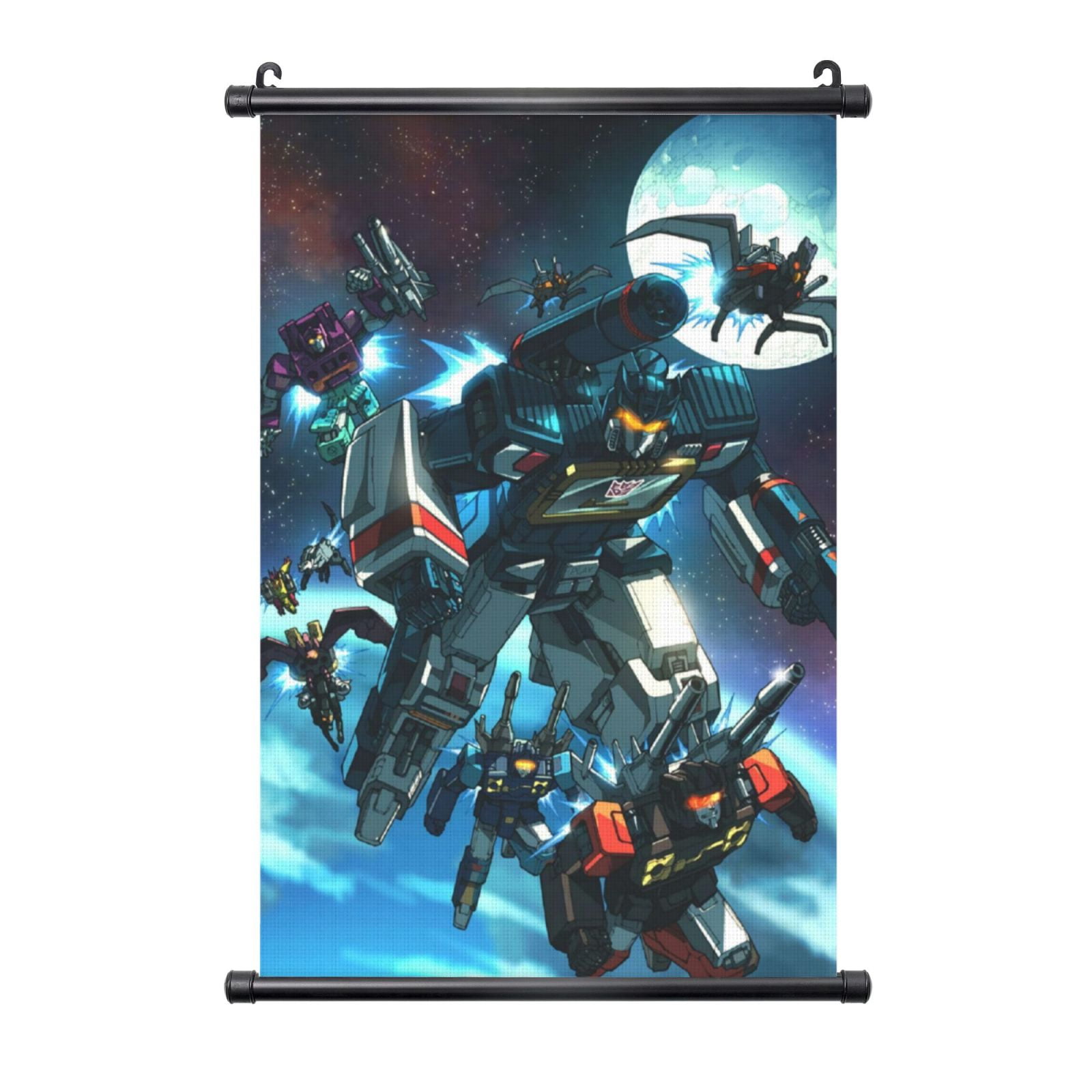 Transformers Poster Aesthetic Canvas PVC Shaft Wall Art Hanging Hanger ...