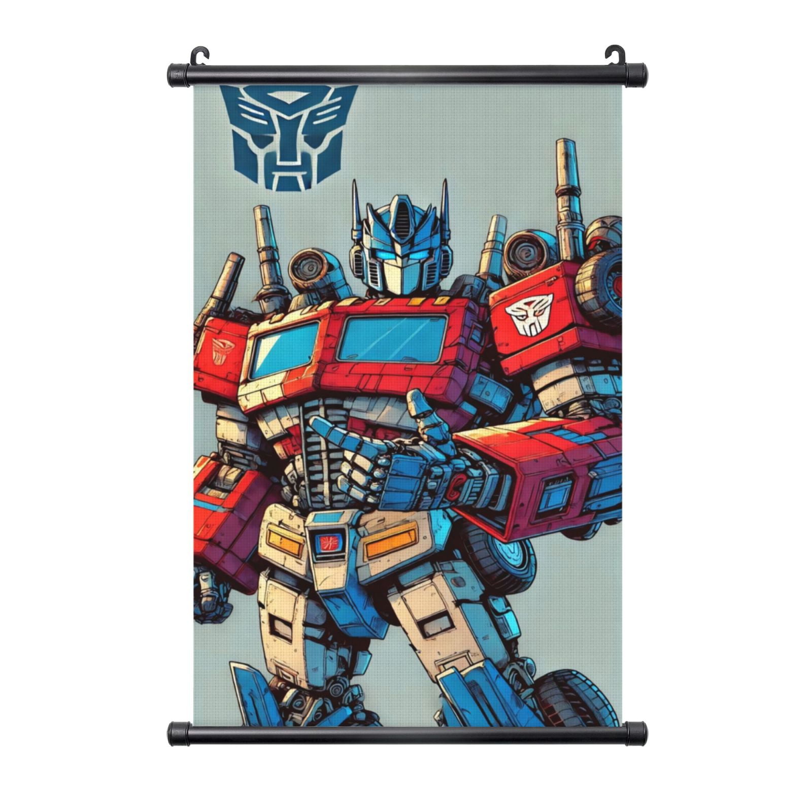 Transformers Poster Plastic Shaft Wall Hanging Banner Painting Canvas ...