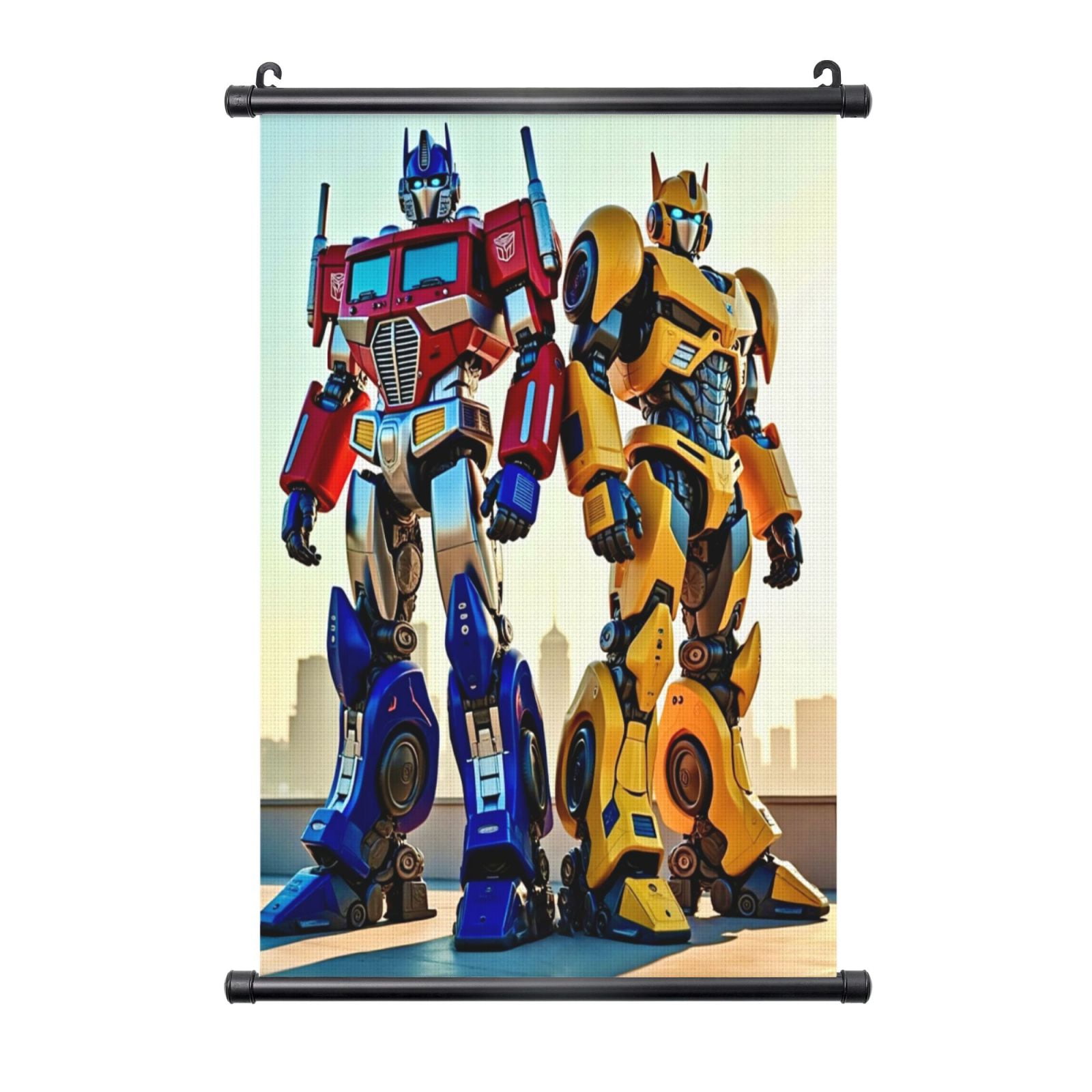 Transformers Poster Plastic Shaft Wall Hanging Banner Painting Canvas ...