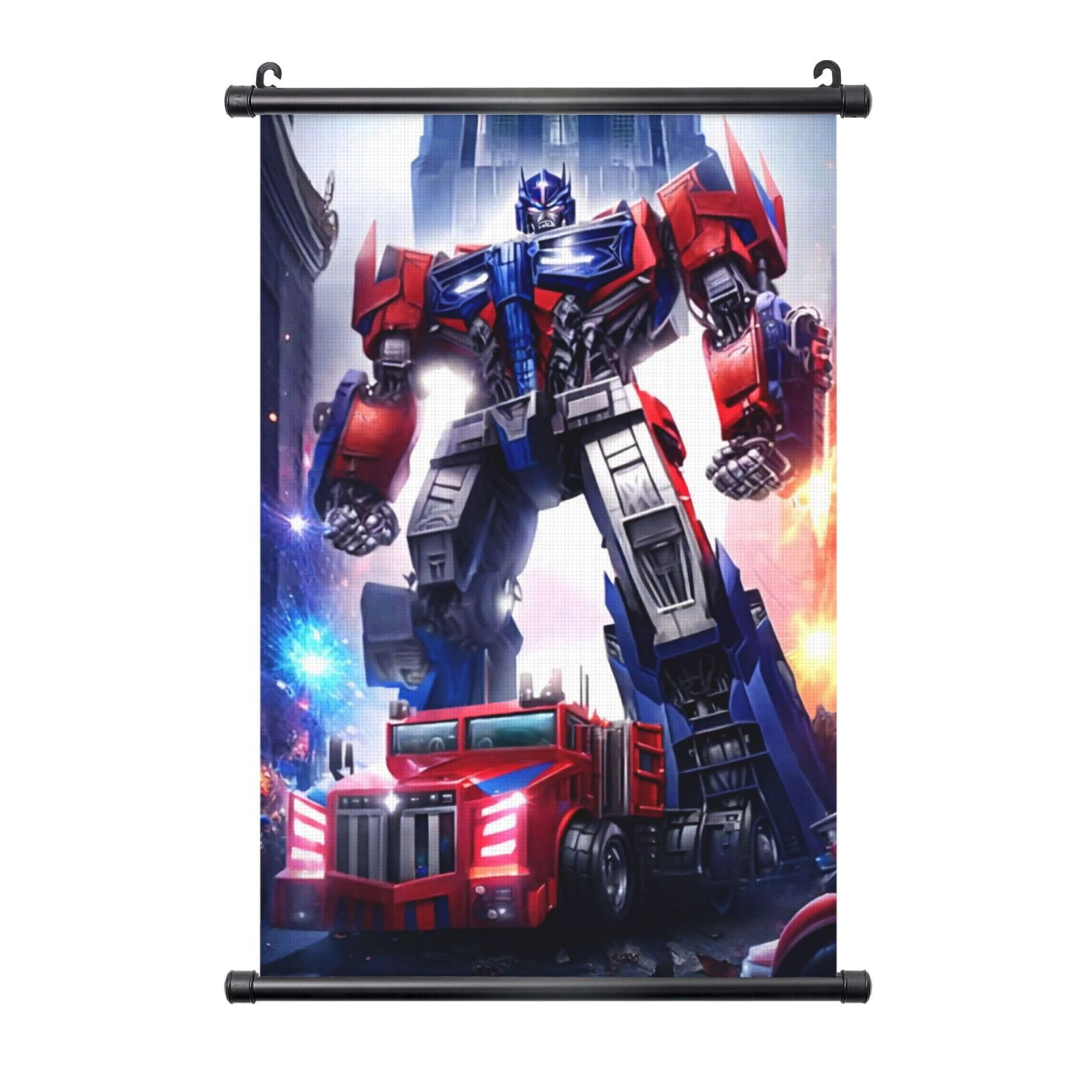 Transformers Poster Plastic Shaft Wall Hanging Banner Painting Canvas ...